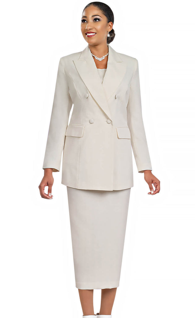 Ben Marc Usher Suit 2298C-Ivory | Church suits for less
