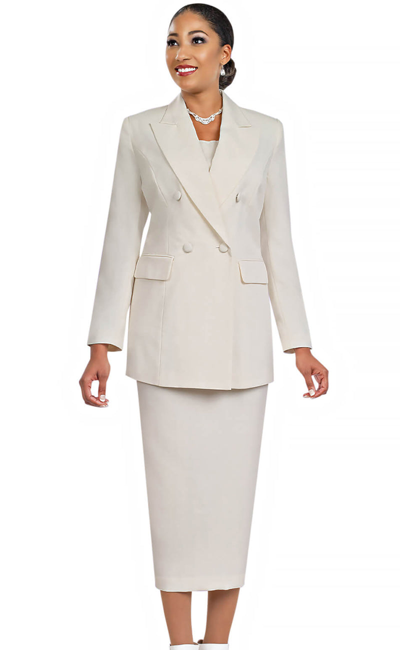 Ben Marc Usher Suit 2298C-Ivory | Church suits for less