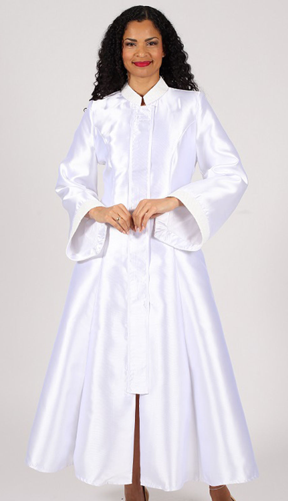 Diana Church Robe 8595-White – Church suits for less