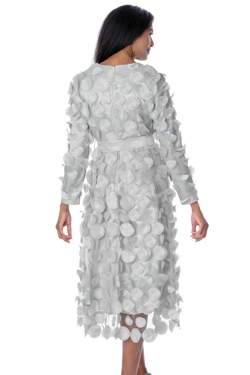 Dresses by Nubiano 100361-Silver – Church suits for less