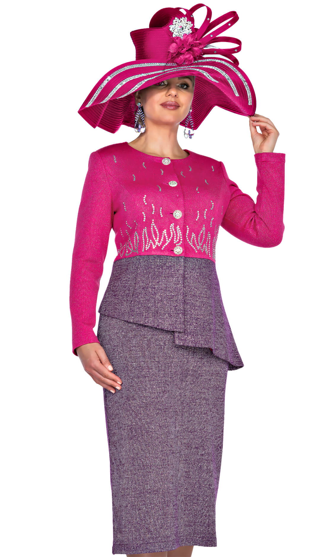 Elite Champagne Church Suit 5956 | Church suits for less