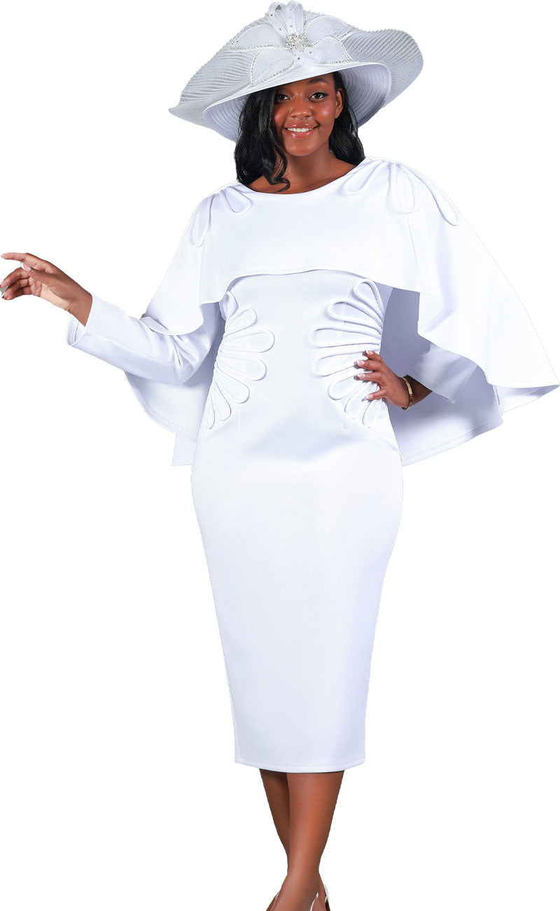 Giovanna Dress D1590-White – Church suits for less