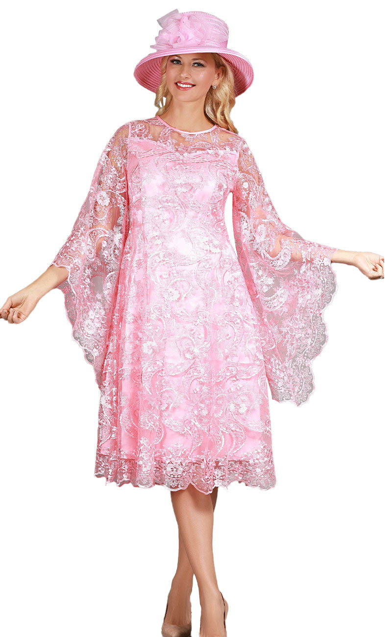 Giovanna Dress D1684-Pink – Church suits for less