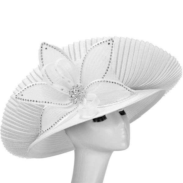 Giovanna Church Hat HR1069-White | Church suits for less