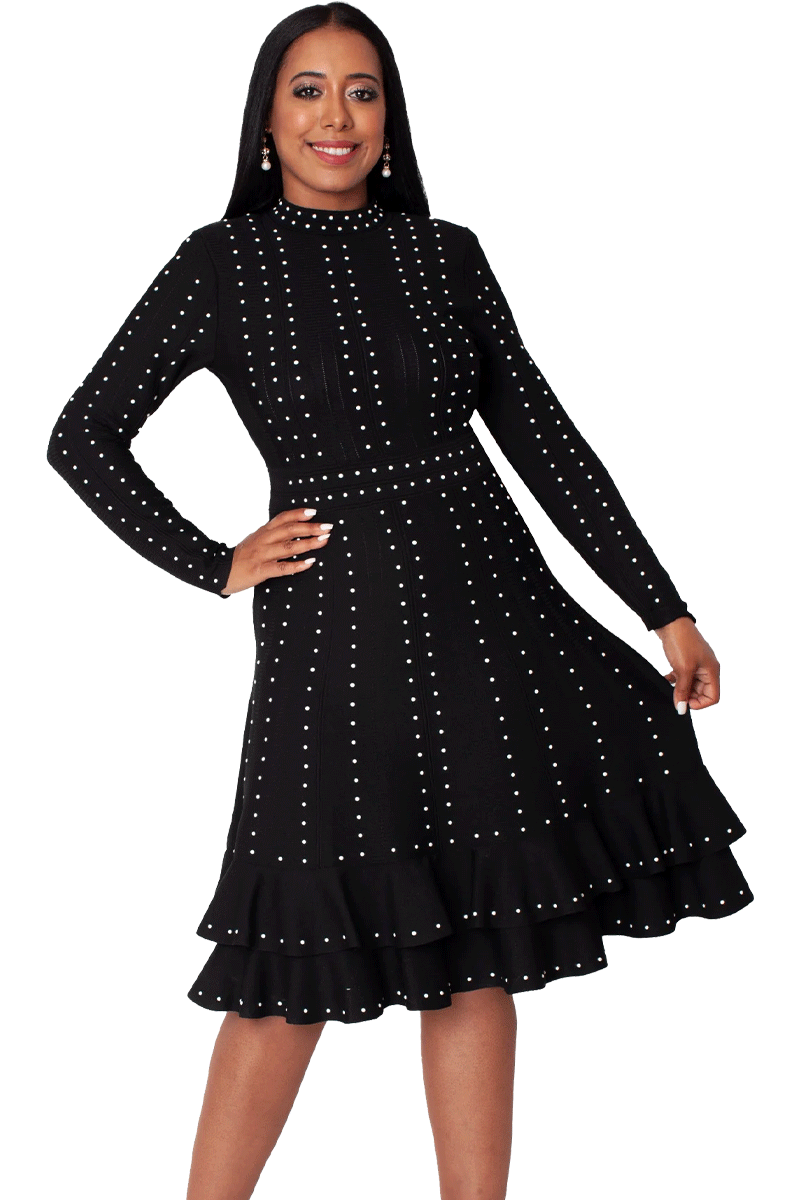 Kayla Knit Dress By Tally Taylor 5374 – Church suits for less