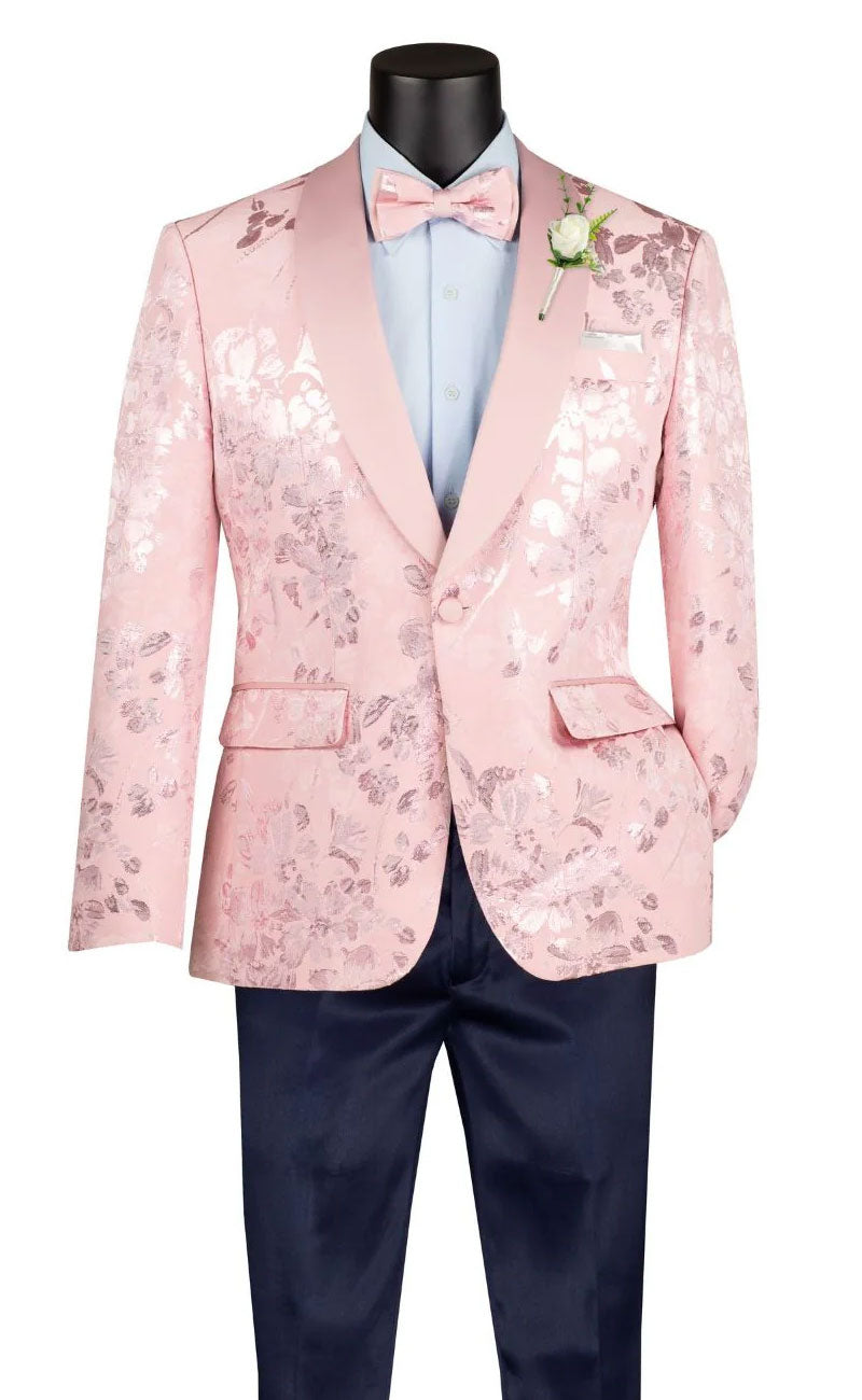 Men Slim Fit Sport Coat BSF-19-Pink – Church suits for less
