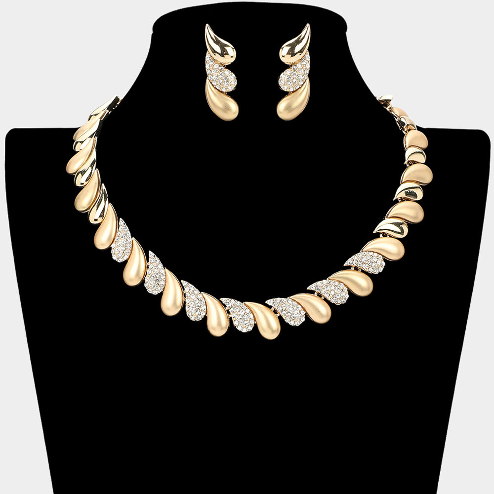Women Jewelry Set-118110 Gold – Church suits for less