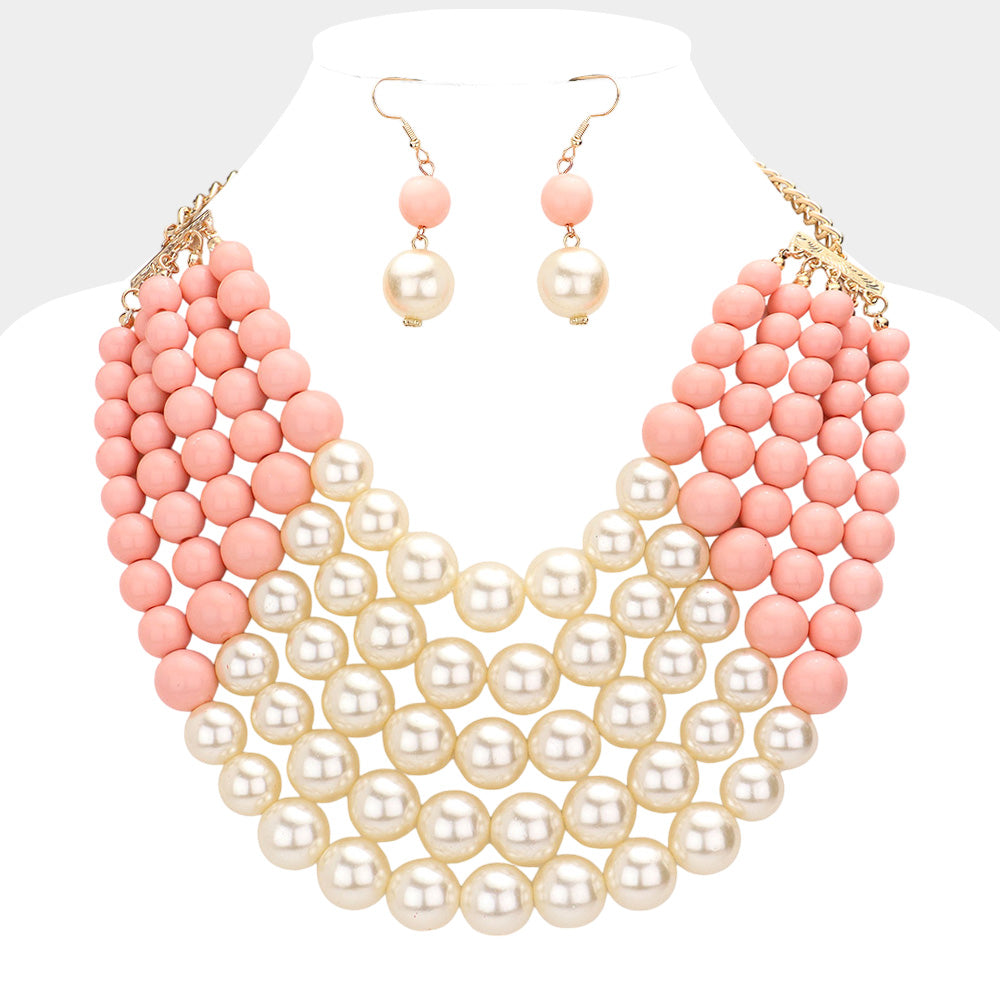 Women Jewelry Set-BDF-0175 Pink – Church suits for less