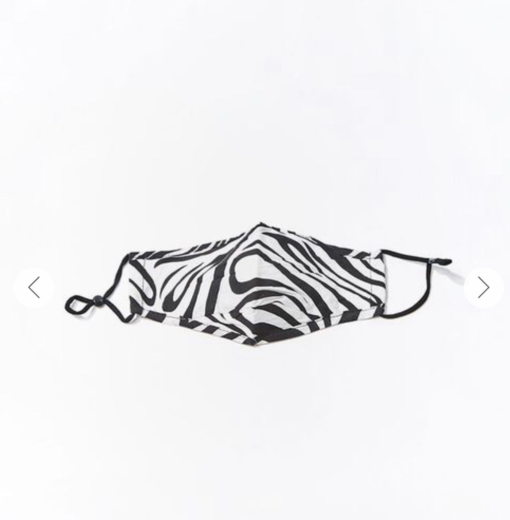 Fashion Face Mask-0421-Zebra Print – Church suits for less