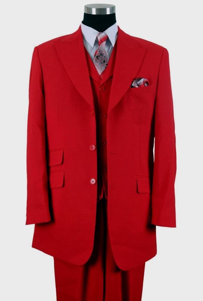 Milano Moda Suit 905V-Red | Church suits for less