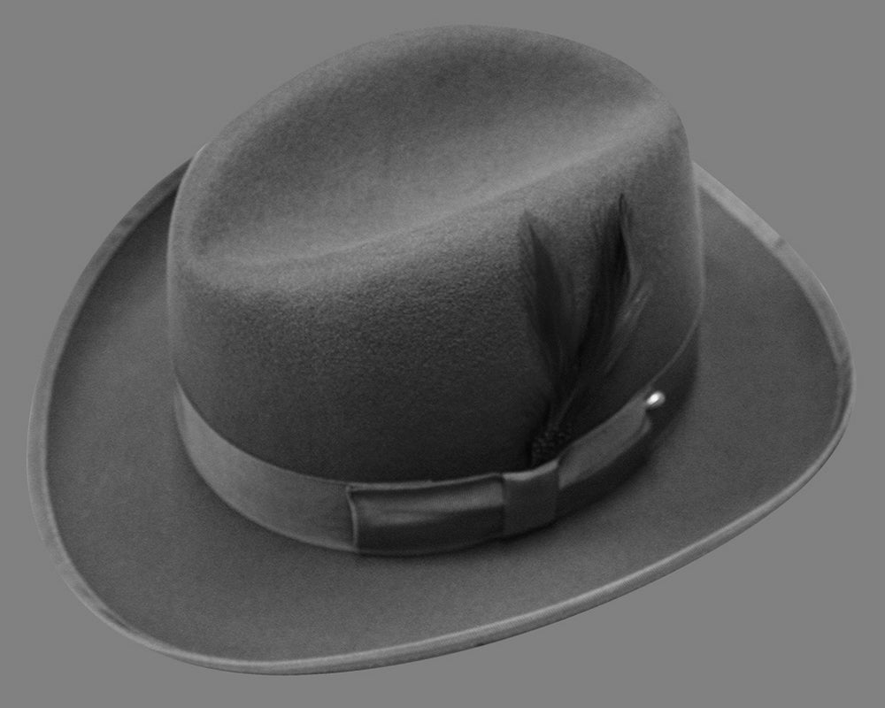 Men Godfather Hat-Grey – Church suits for less