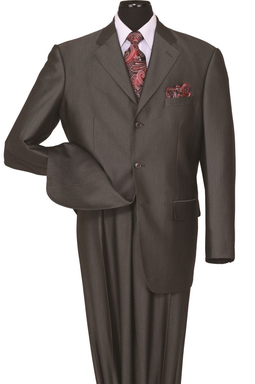 Milano Moda Men Suit 58025-Black – Church suits for less