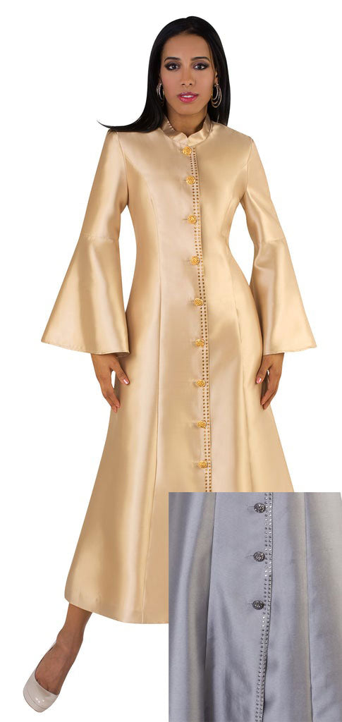 Tally Taylor Church Robe 4634C-Silver – Church suits for less