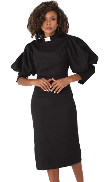 Tally Taylor Usher Dress 4813-Black | Church suits for less
