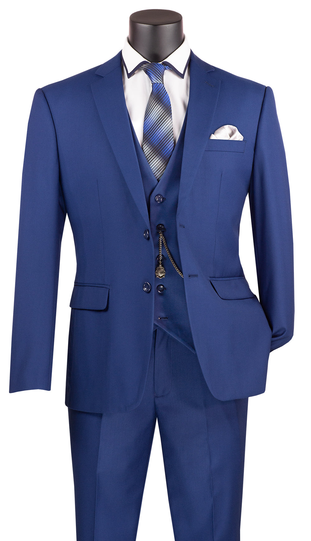 Slim Fit Men Suit SV2900-Twilight Blue – Church suits for less