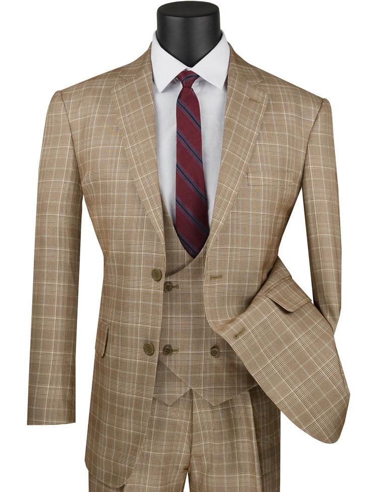 Classic Fit Men Suit V2RW-7 Camel – Church suits for less