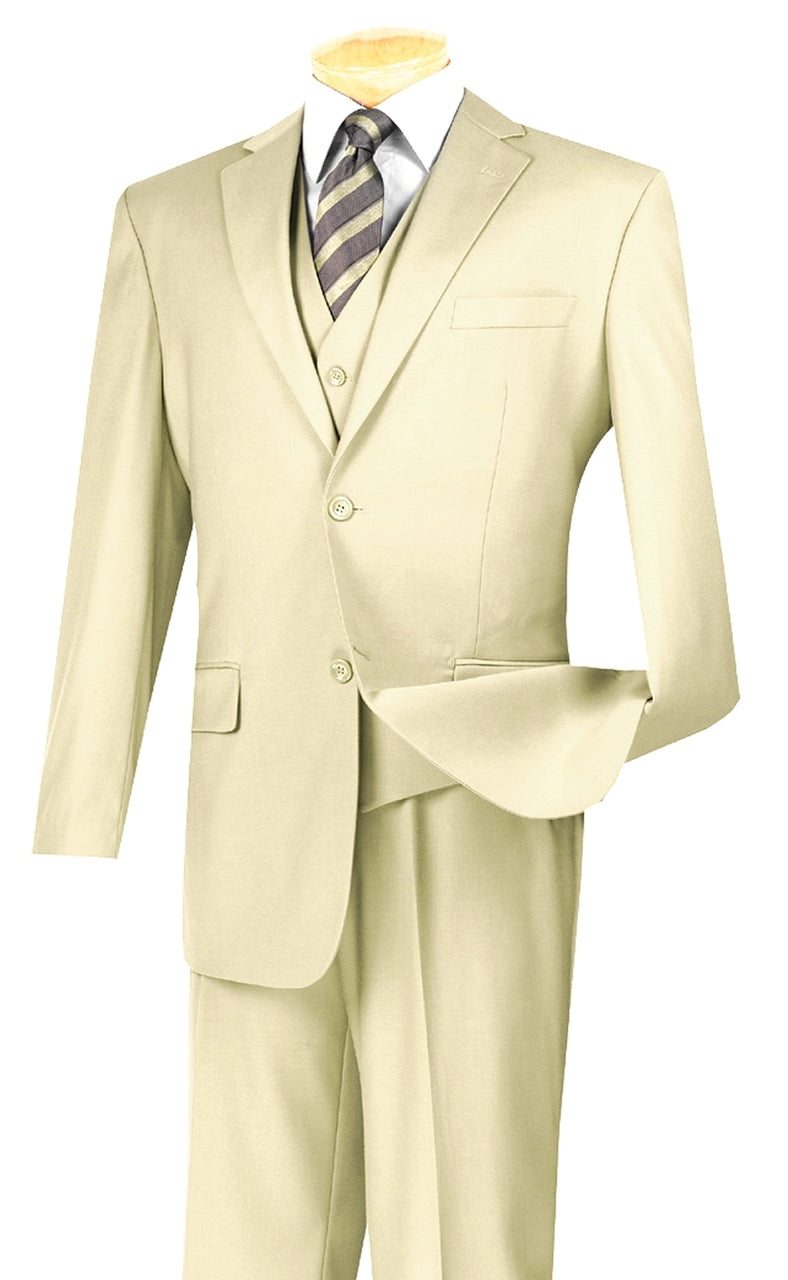 Classic Fit Men Suitt V2TR-Ivory – Church suits for less